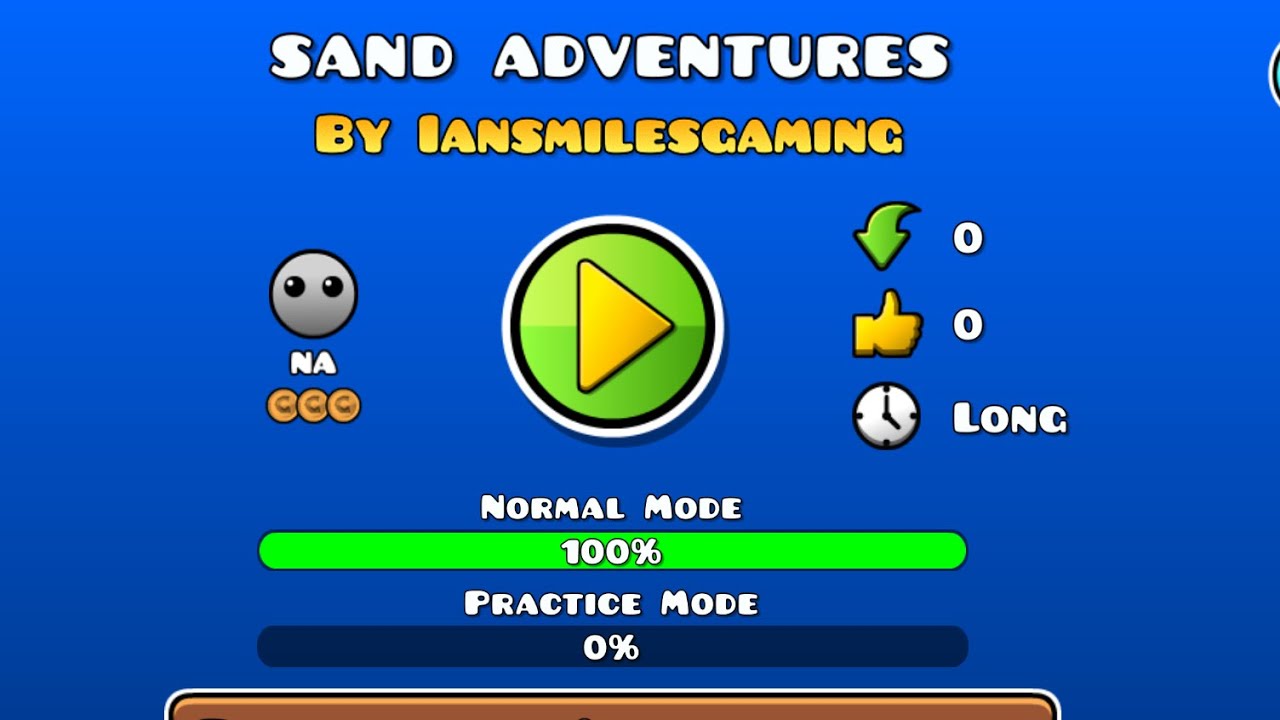 “Sand Adventures” verification “Geometry Dash” - YouTube