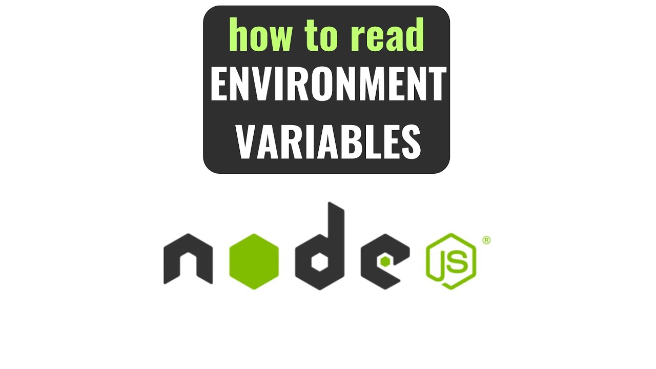 How to read environment variables in NodeJS v20 TUTORIAL - YouTube