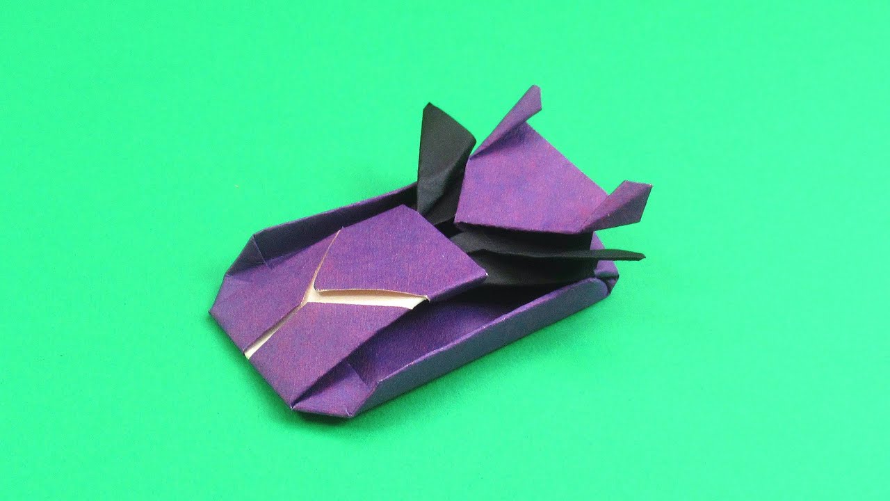 Origami car. How to make a car out of paperDIY - YouTube