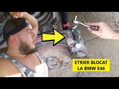 ETRIER BLOCAT LA BMW E46... SE INCINGE ROATA | REZOLVARE - YouTube