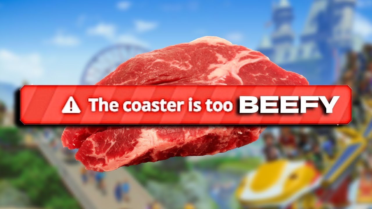 I created a theme park made of beef in planet coaster 2 - YouTube