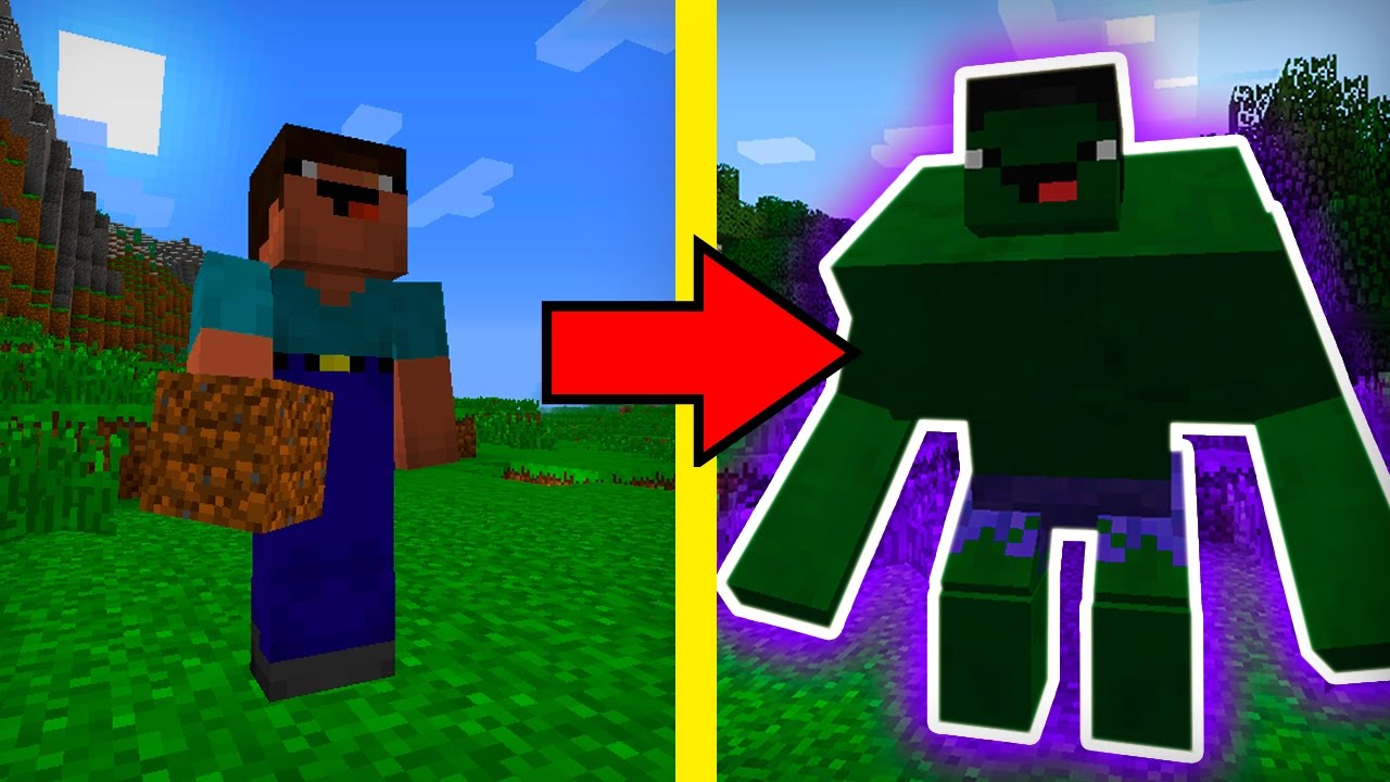 NOOB vs MINECRAFT - O NOOB VIROU O HULK!!! - YouTube