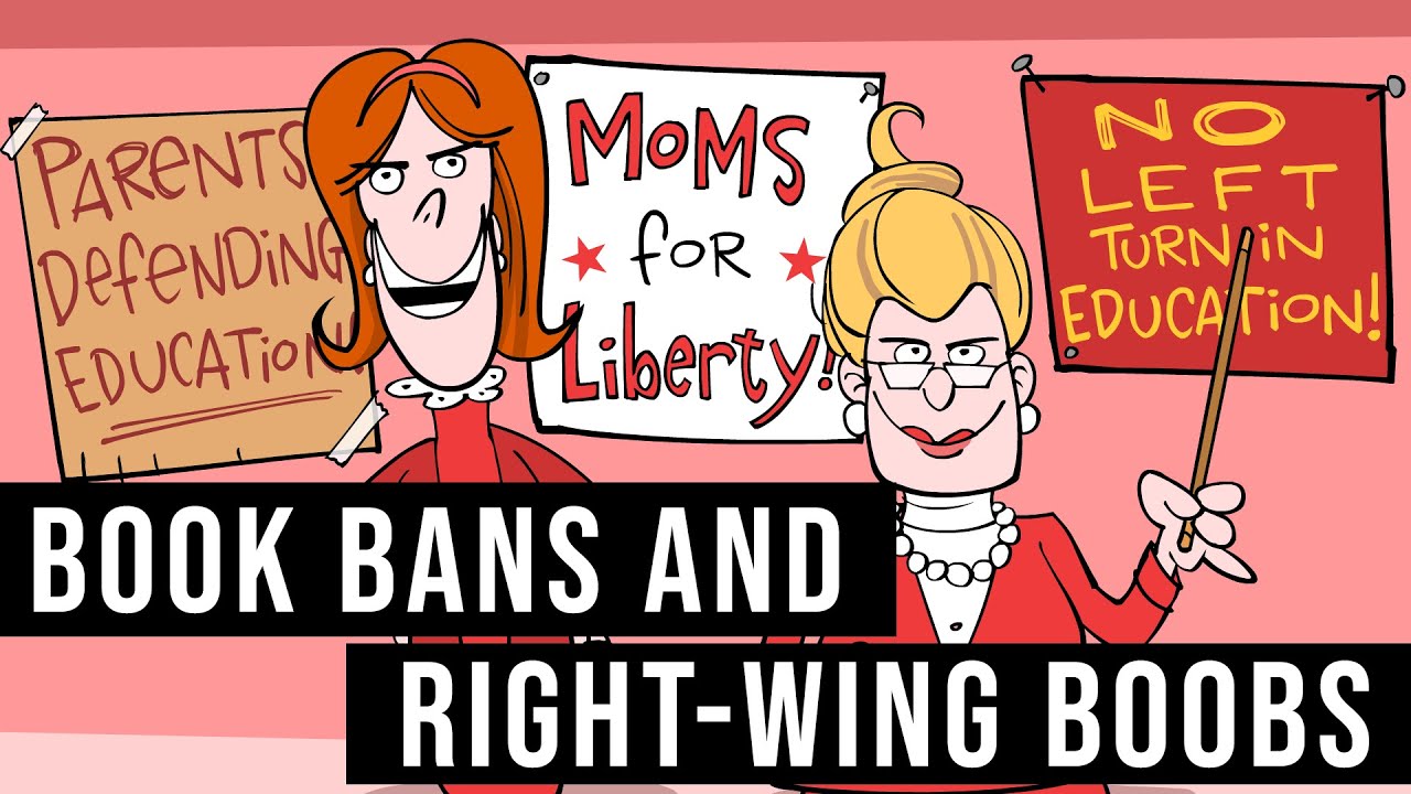 Book Bans and Right-Wing Boobs | Mark Fiore | Political Cartoons - YouTube