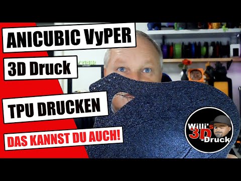 TPU drucken ANYCUBIC Vyper Cura Profil flexibeles Filament 3D Drucker