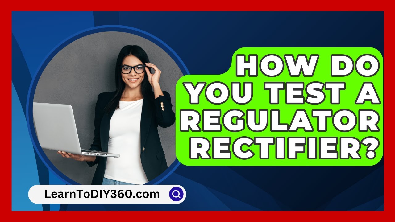 How Do You Test A Regulator Rectifier? - LearnToDIY360.com - YouTube