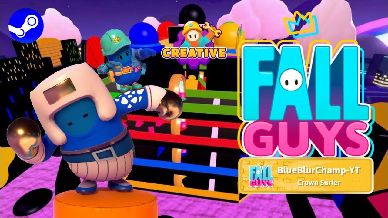 BlueBlurChamp's Fall Guys: Playing With Your Creative Maps#22 - YouTube