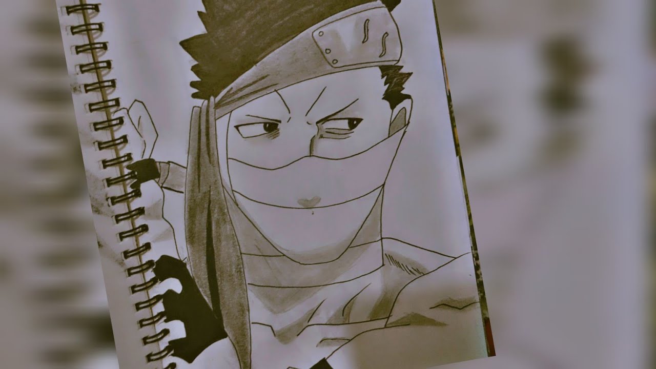 Learn how to draw Zabuza Momochi| Pencil Drawing tutorial - YouTube