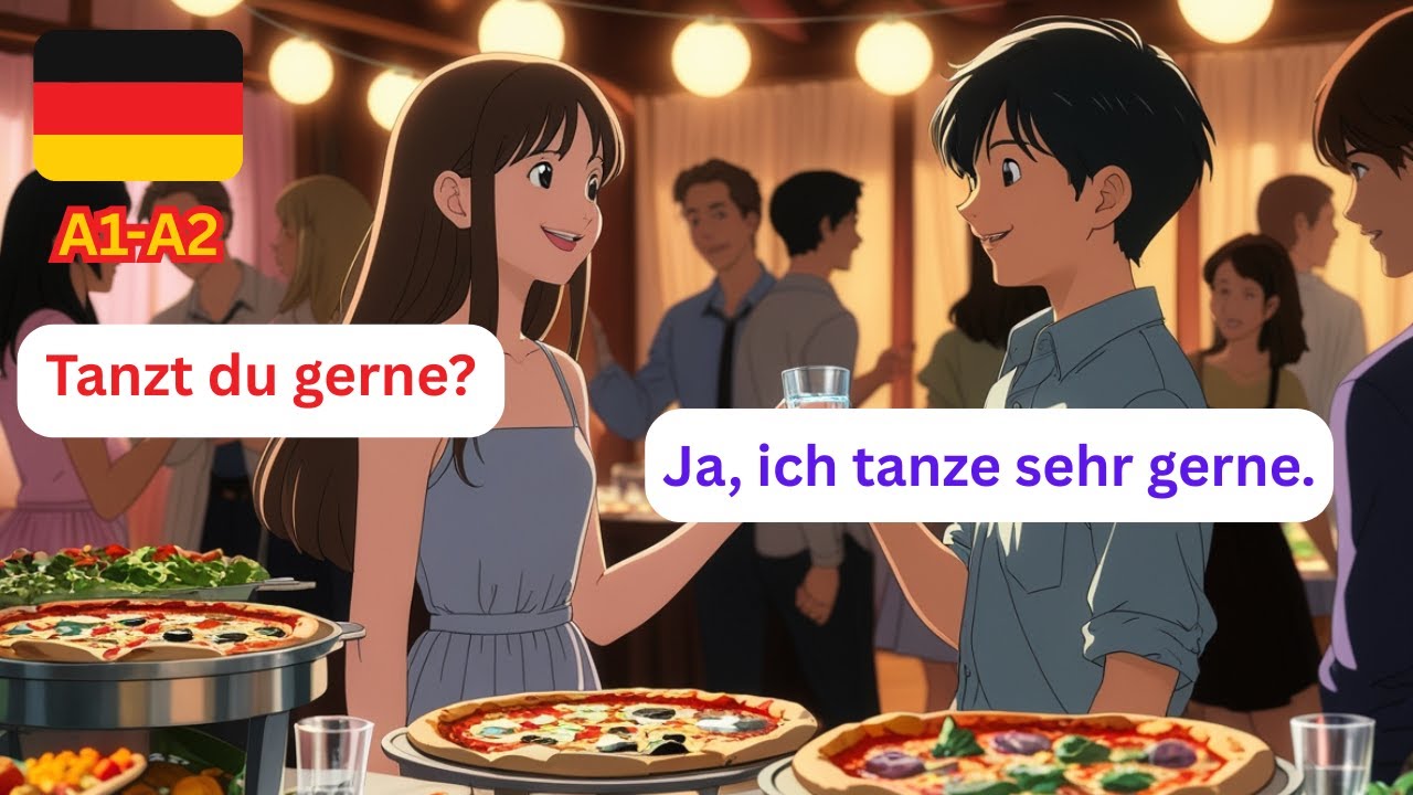 Learn German with Daily Life Dialogues | Easy A1 Conversations - YouTube