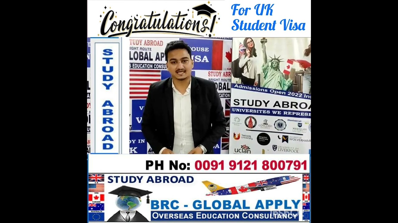 UK student visa - Brc Global Apply overseas education consultancy - YouTube