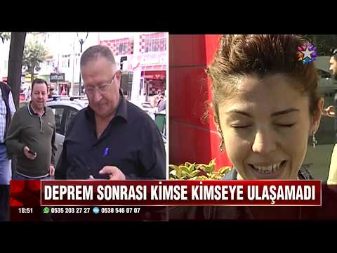 STAR ANAHABER /DEPREM ILETISIM 27 EYLÜL