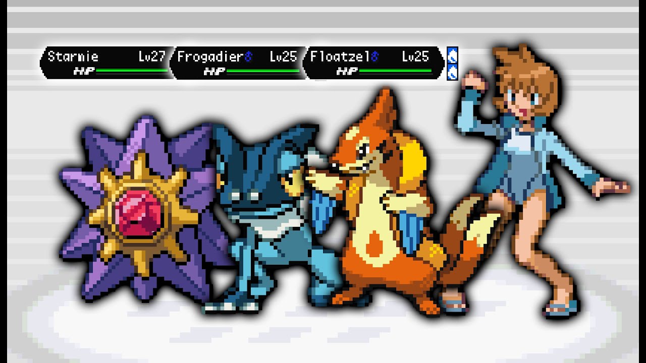 EASILY BEATING Misty in Pokemon Radical Red - YouTube