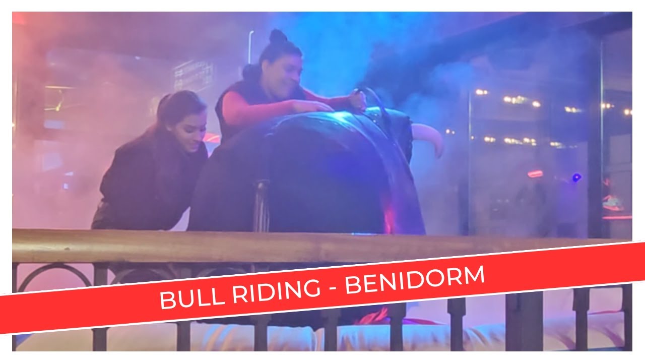 GIRL POWER 👧🐂 Bull Riding in Benidorm, Spain 🇪🇸🌟 - YouTube
