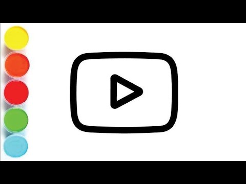 YouTube Logo Drawing | YouTube drawing easy - YouTube