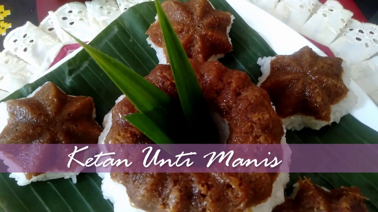 Buat Ketan Unti Gula Merah, Enak & Manis Anti Gagal - YouTube