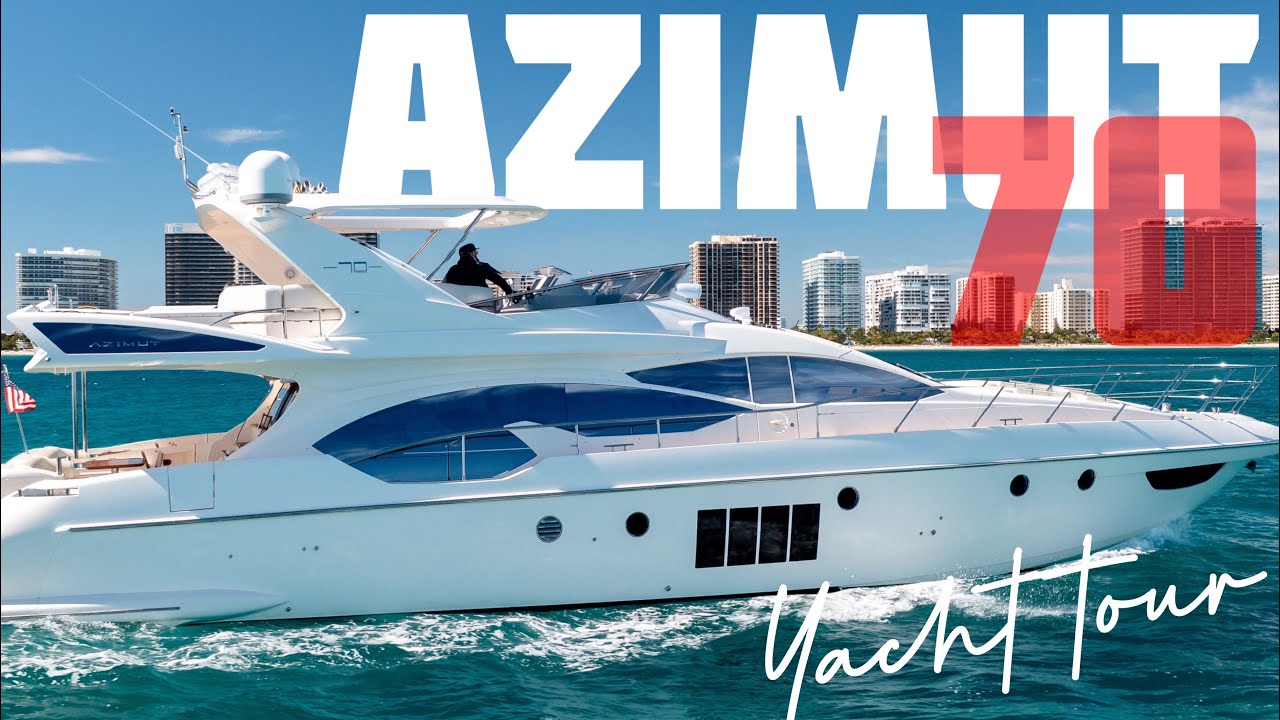 Runthrough of this 2014 AZIMUT 70 Charter Yacht - YouTube