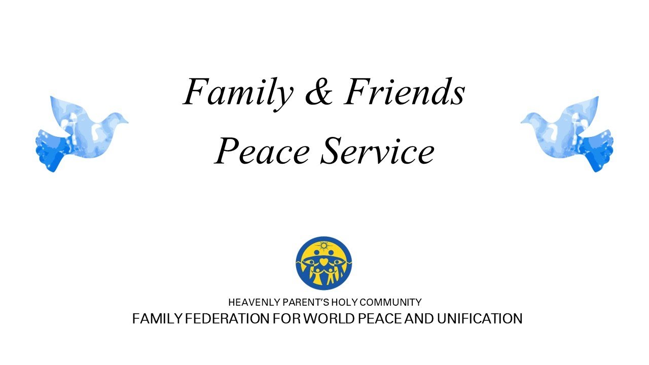 Family & Friends Peace Service - Sunday, 9th February 2025 - YouTube