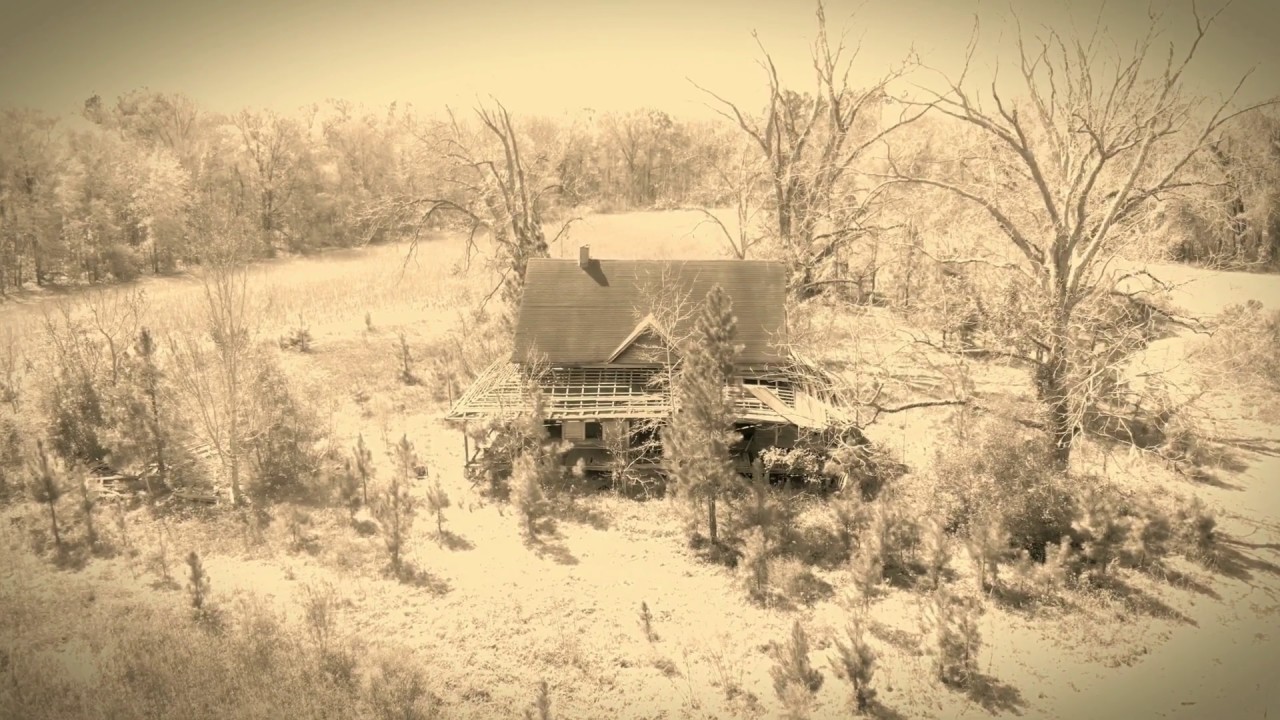 Another desolate home. Aerial. Inside, and Out - YouTube