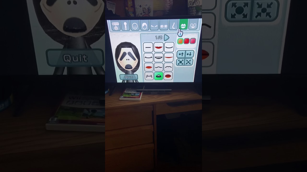 How to make the scream mii on the wii. - YouTube