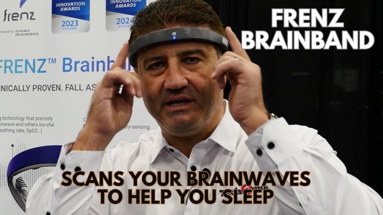 Frenz Brainband helps you sleep by studying your brain waves - YouTube