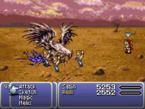 Final Fantasy VI GBA - Blitz Exhibition - YouTube