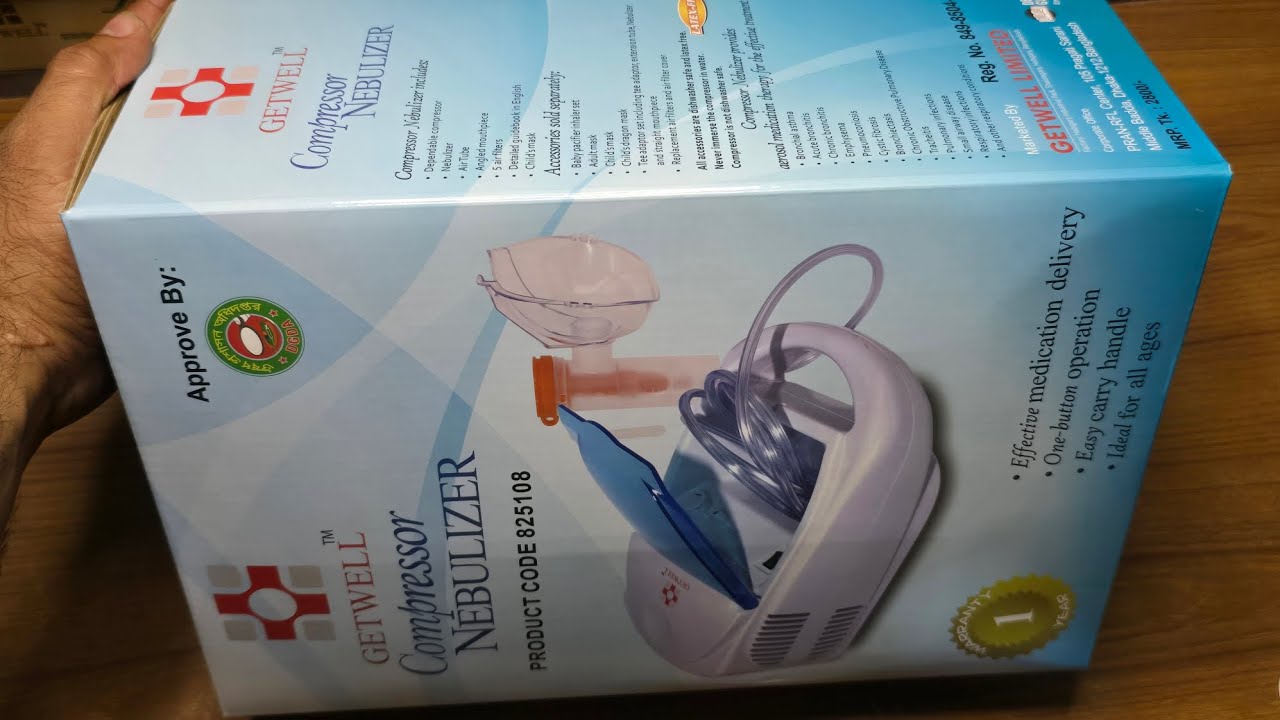 Getwell Nebulizer Unboxing & Full Review | Best Nebulizer for Home Use ...