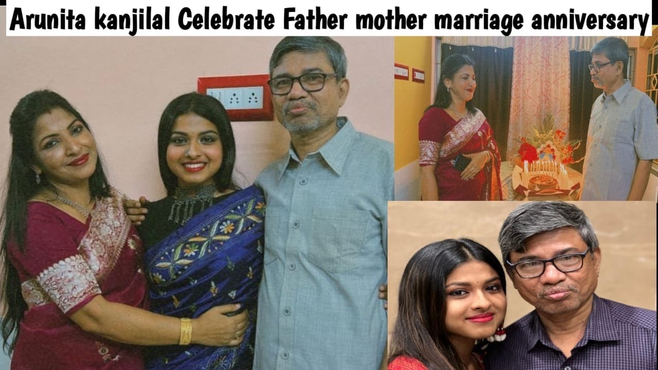 Arunita kanjilal Celebrate father mother marriage anniversary and sayli pawandeep rajan wishes ...