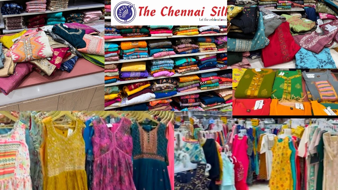 Chennai Silks Readymade Chudithar Collections Cotton||Semi Silk Cotton ...