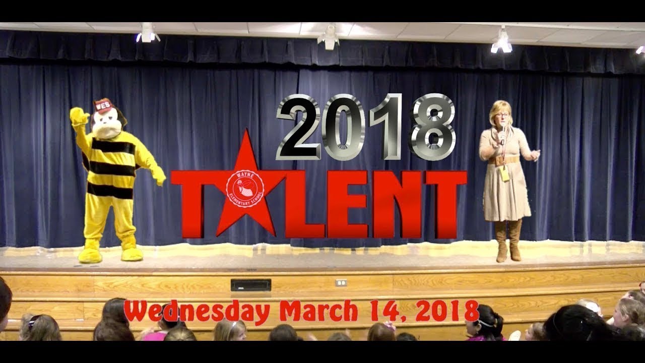 Wayne Elementary School's Talent Show 2018: K-2nd graders - YouTube