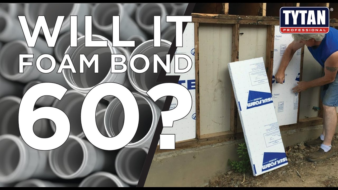 Will It Foam Bond 60: EPS Foam Board + PVC - YouTube