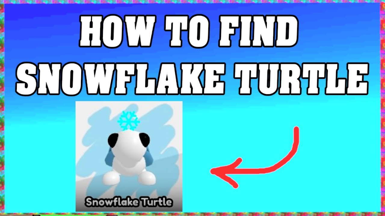 How To Find SNOWFLAKE TURTLE in FIND THE TURTLES ROBLOX 🐢 [walkthrough ...