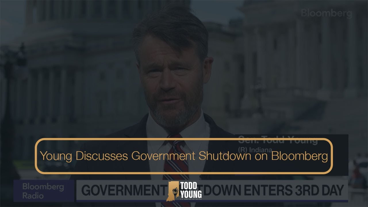 Young Discusses Federal Government Shutdown on Bloomberg - YouTube