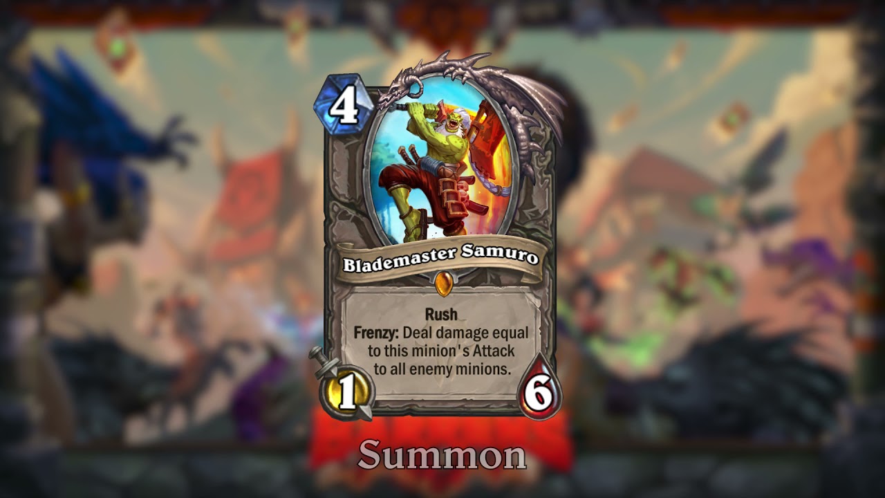 Hearthstone - Blademaster Samuro Voice Lines - YouTube