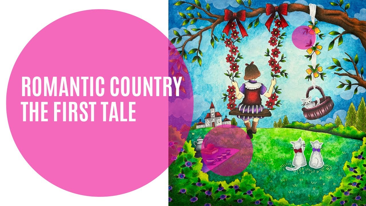 Colour Along | Romantic Country the First Tale| Eriy | Adult Colouring ...