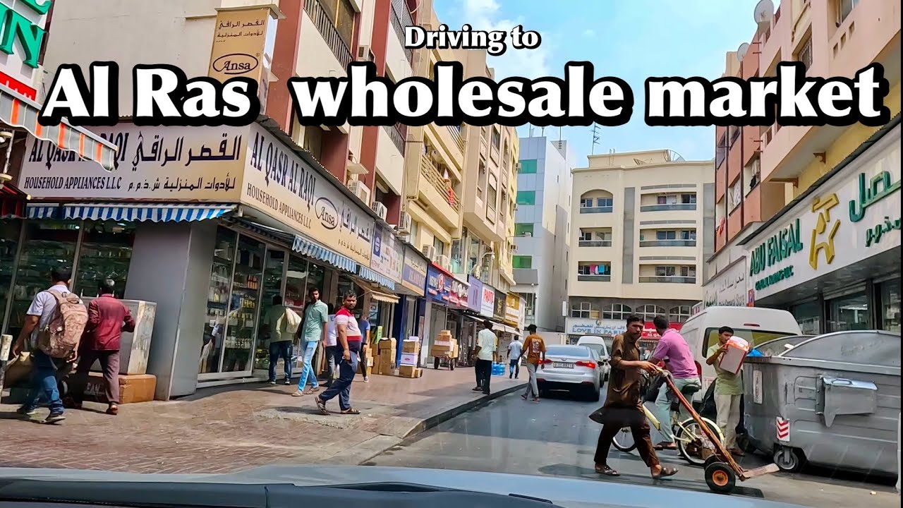 Driving to Dubai wholesale market || Baniyas Square - Deira to al ras ...