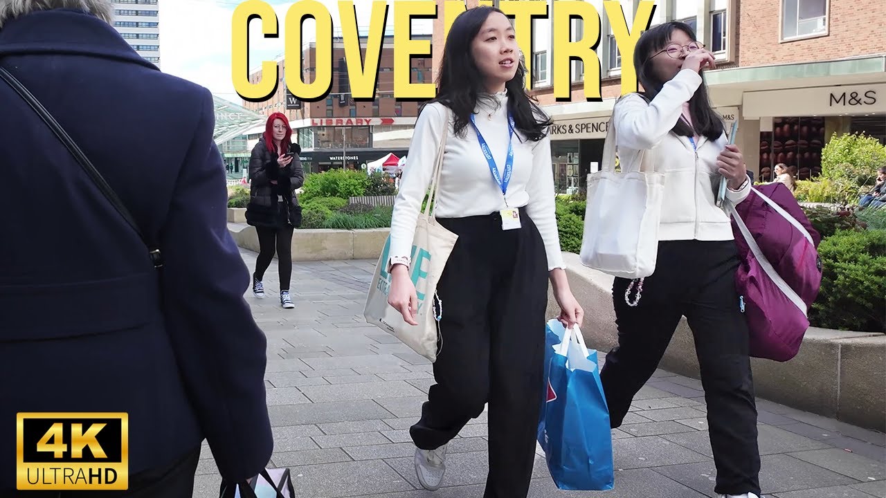 Coventry - City Tour 2024| Walking The Streets of Coventry | Central ...