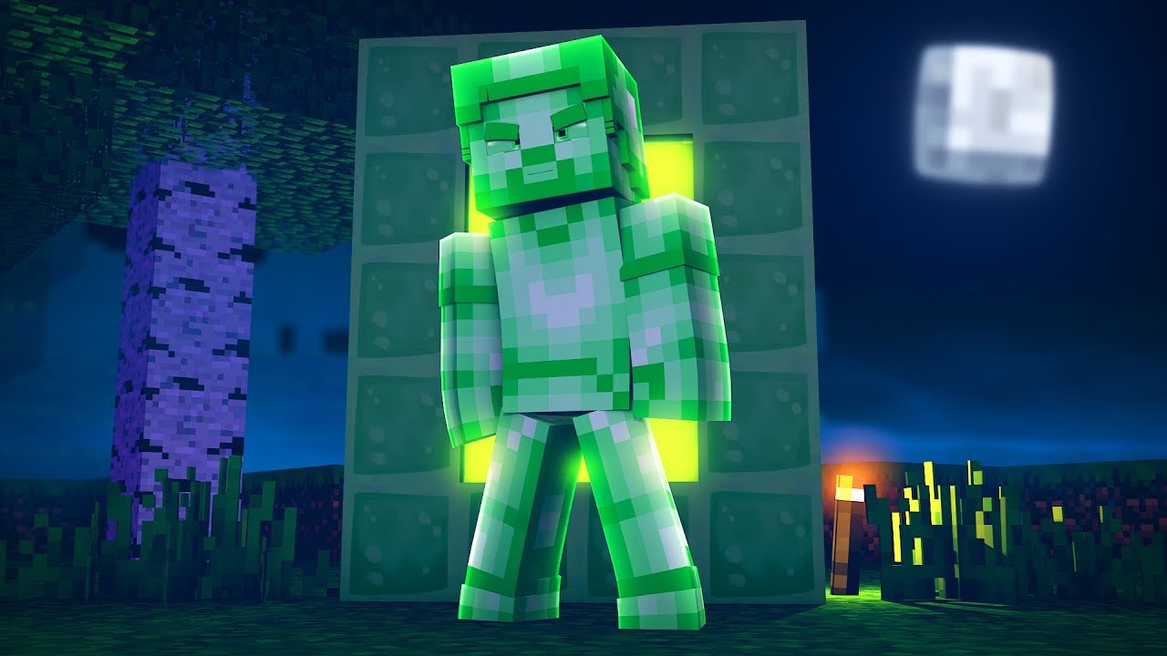 HOW TO CRAFT A PORTAL TO GREEN STEVE DIMENSION (Scary) w/ Little Lizard ...