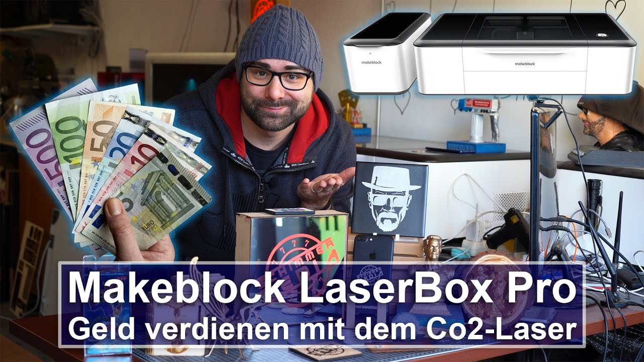 [Makeblock Laserbox Pro] Geld verdienen mit dem Co2-Laser [4K] - YouTube