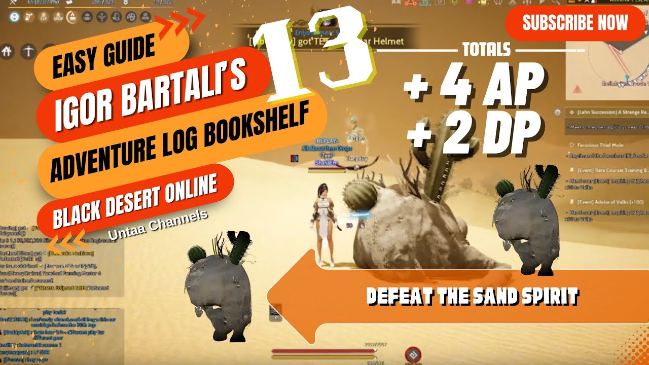 Defeat the Sand Spirit | Igor Bartali’s Adventure Log Book 13 - YouTube