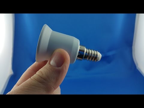 ✅ 1$ E12 to E27 base Light Bulb converter adapter AliExpress Unboxing euro app 🔝 Haul Unbox Therapy
