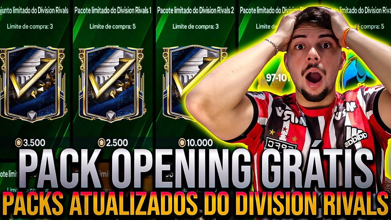 PACKS ATUALIZADOS NA LOJA🔥 PACK OPENING GRÁTIS EM BUSCA DO R9 HALL DAS ...