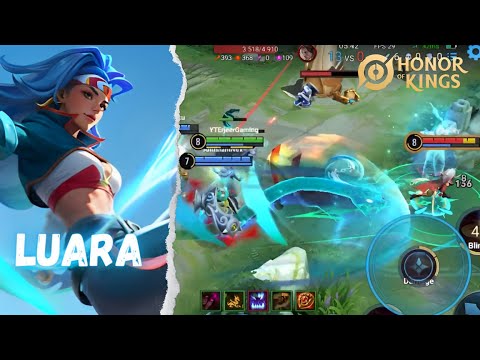 GAMEPLAY LUARA | BEST BUILD & ARCANA | HONOR OF KINGS INDONESIA - YouTube