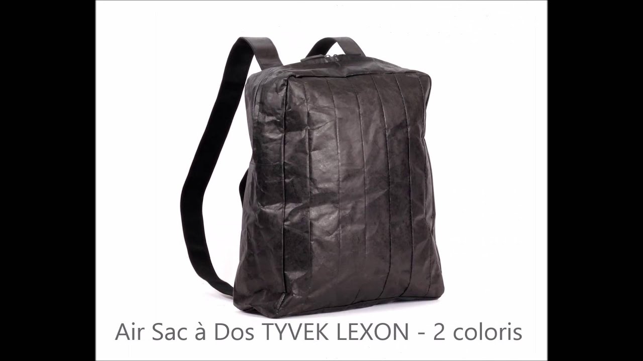 Air sac à dos Tyvek Lexon - YouTube