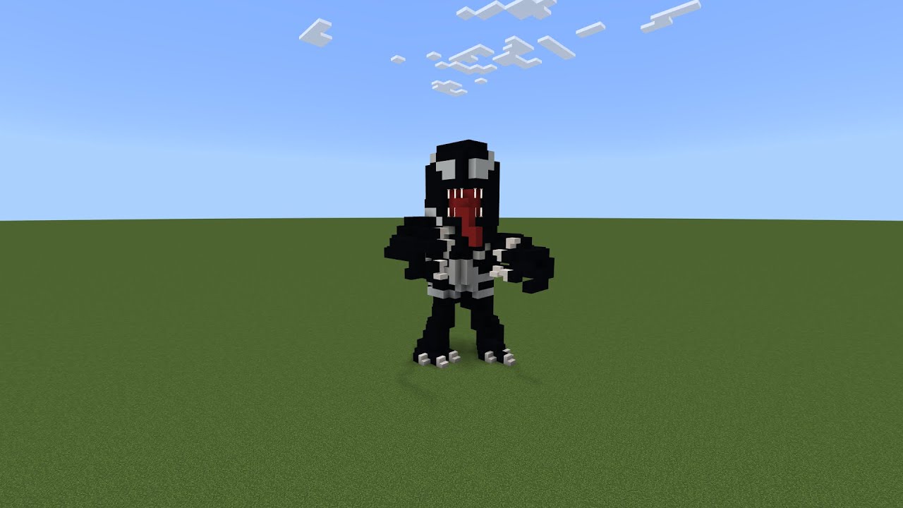 How to build venom in minecraft - YouTube