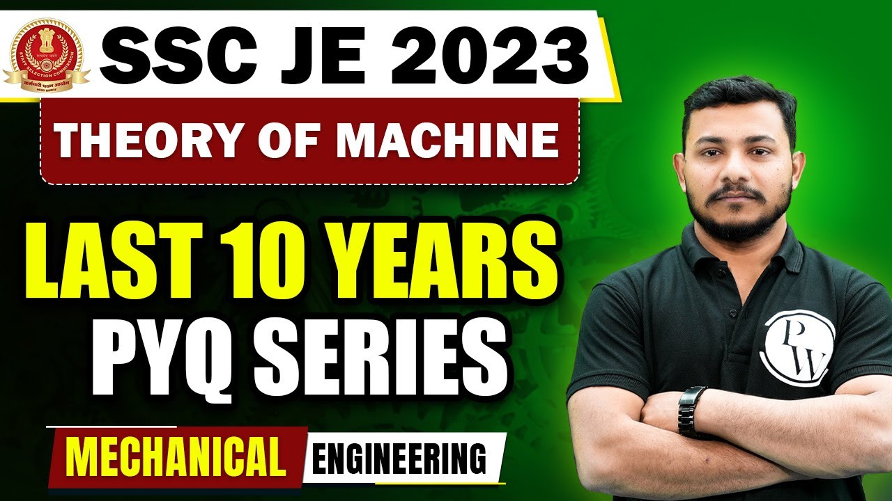 SSC JE 2023 | Theory of Machine | SSC JE Previous Year Question Paper ...
