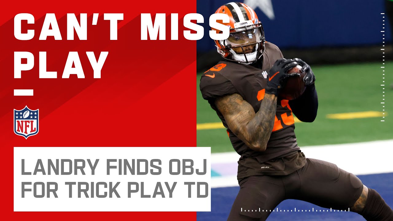 TRICK PLAY ALERT: Landry Lobs to OBJ for Browns TD! - YouTube