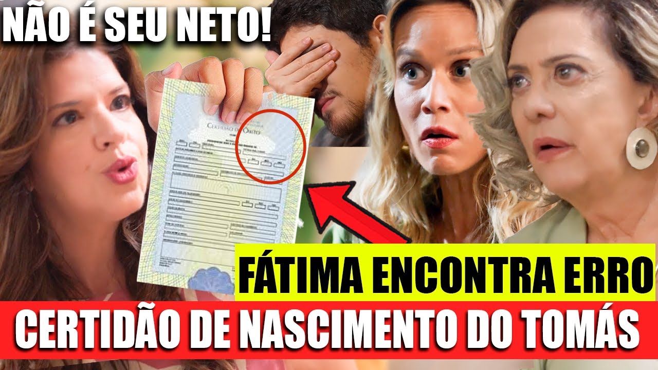 Fátima DESCOBRE que Tomás NÃO É O NETO de Dona Berta - Novela Mania de ...