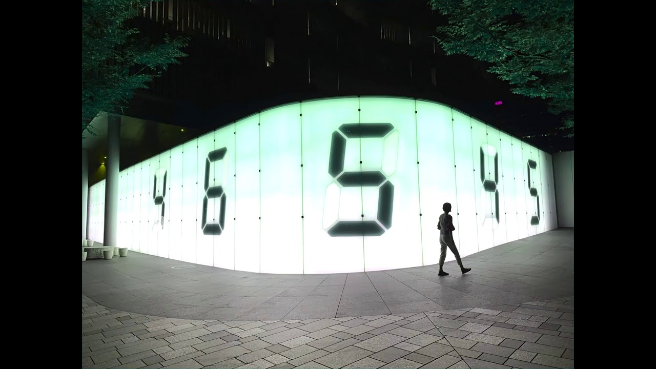 Counter Void - Tatsuo Miyajima/カウンターヴォイド_宮島達男 - YouTube