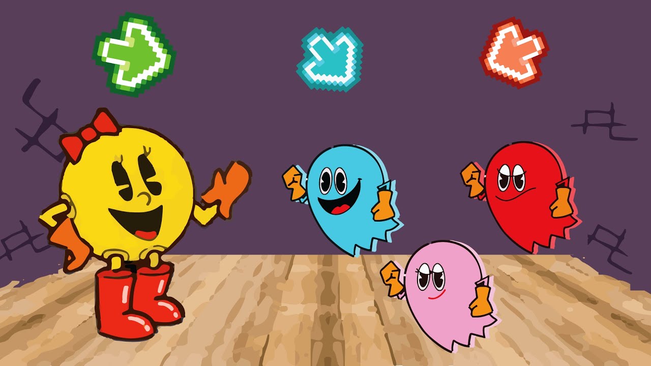 FNF Character Test | Gameplay VS FNF Animation | Pac-Man | Ms Pacman ...
