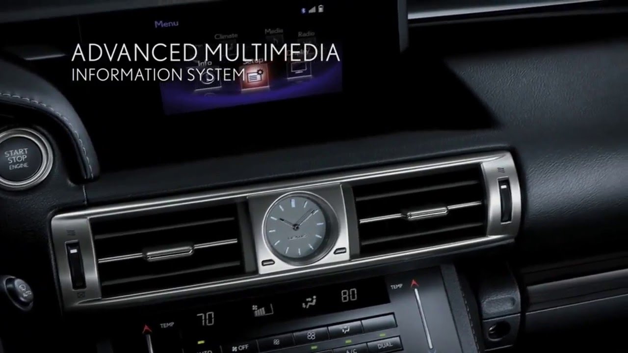 Lexus IS: Advanced Multimedia Information Display - YouTube