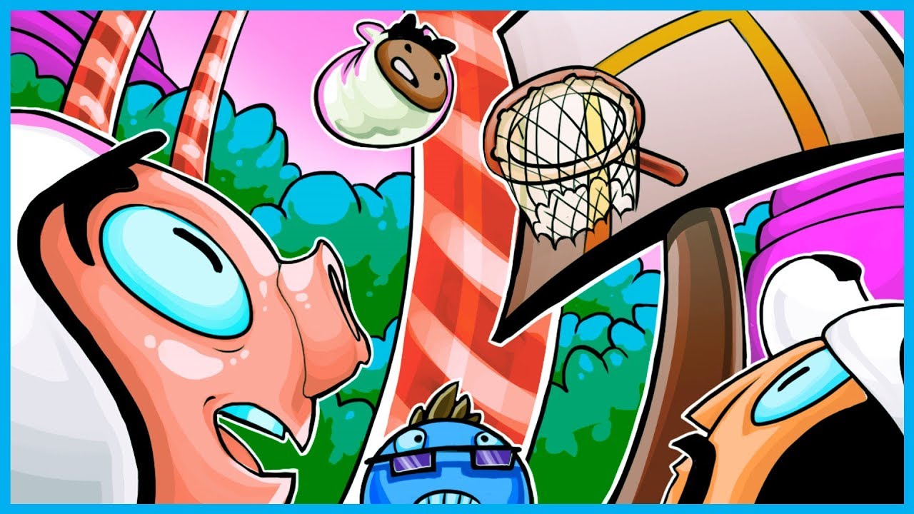 Golf With Friends Funny Moments! - Candyland Basketball Rage!! (Evil ...